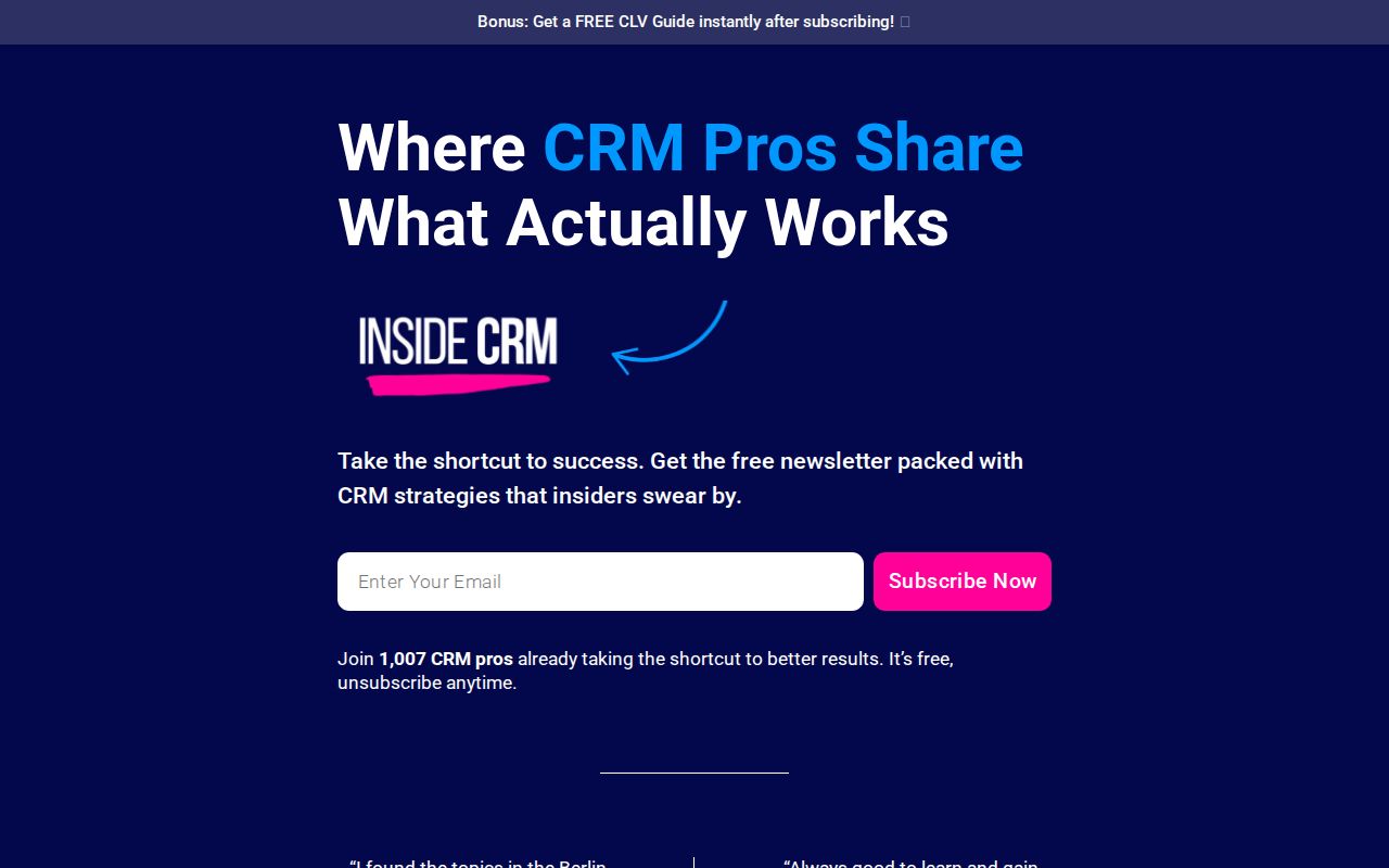 INSIDE CRM